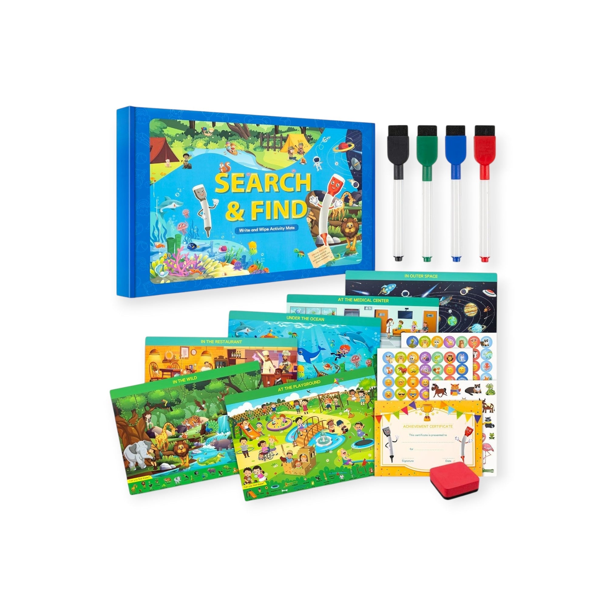 Montessori Search & Find Mats for Age 4 Years - Fun Learning – Project ...