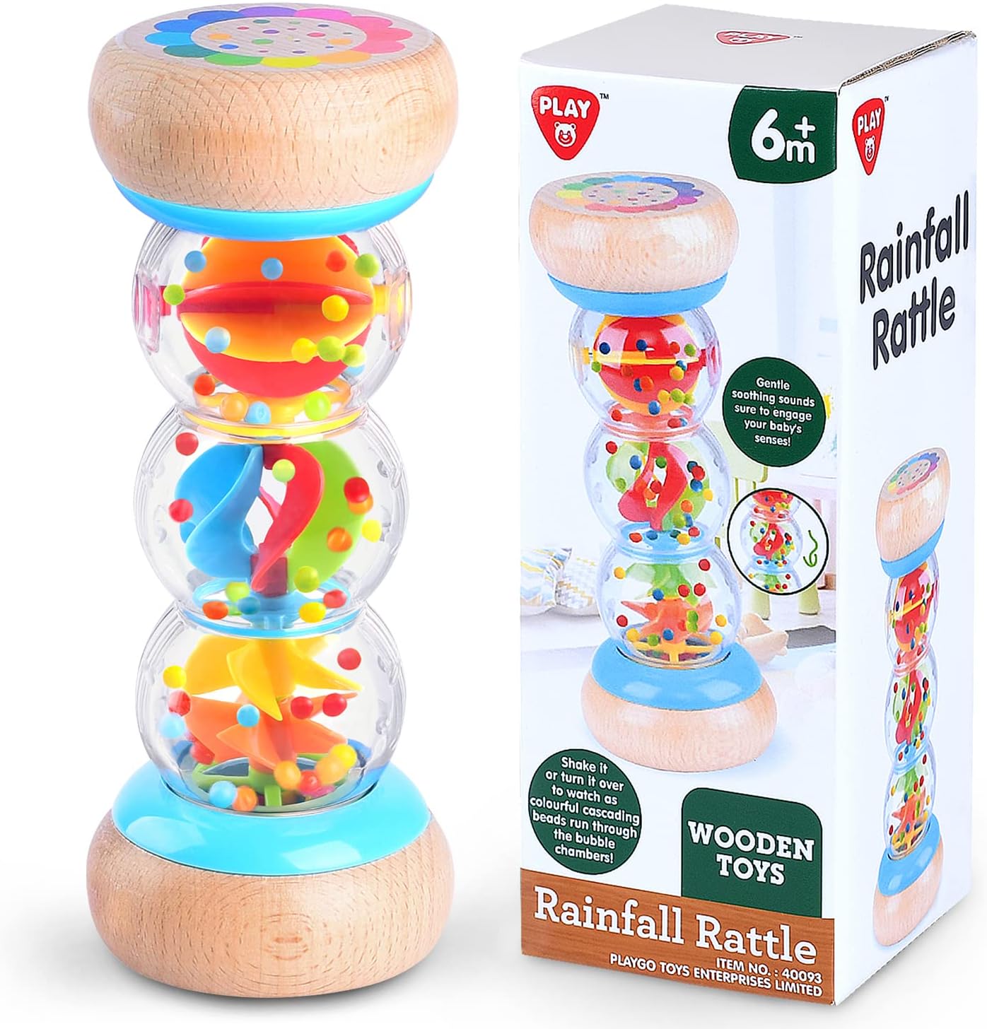 Montessori Wooden Toddler Rattle – Project Montessori