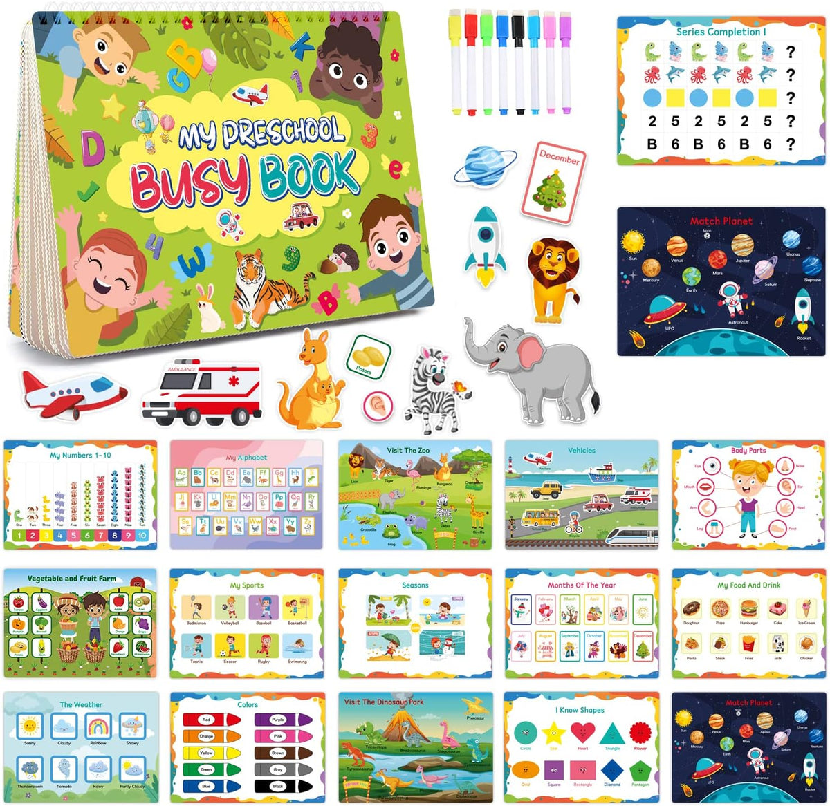 Montessori Preschool Learning Book – Project Montessori