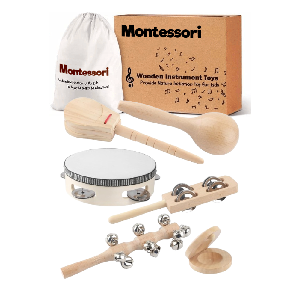Montessori Music Instruments (6 Pcs) – Project Montessori
