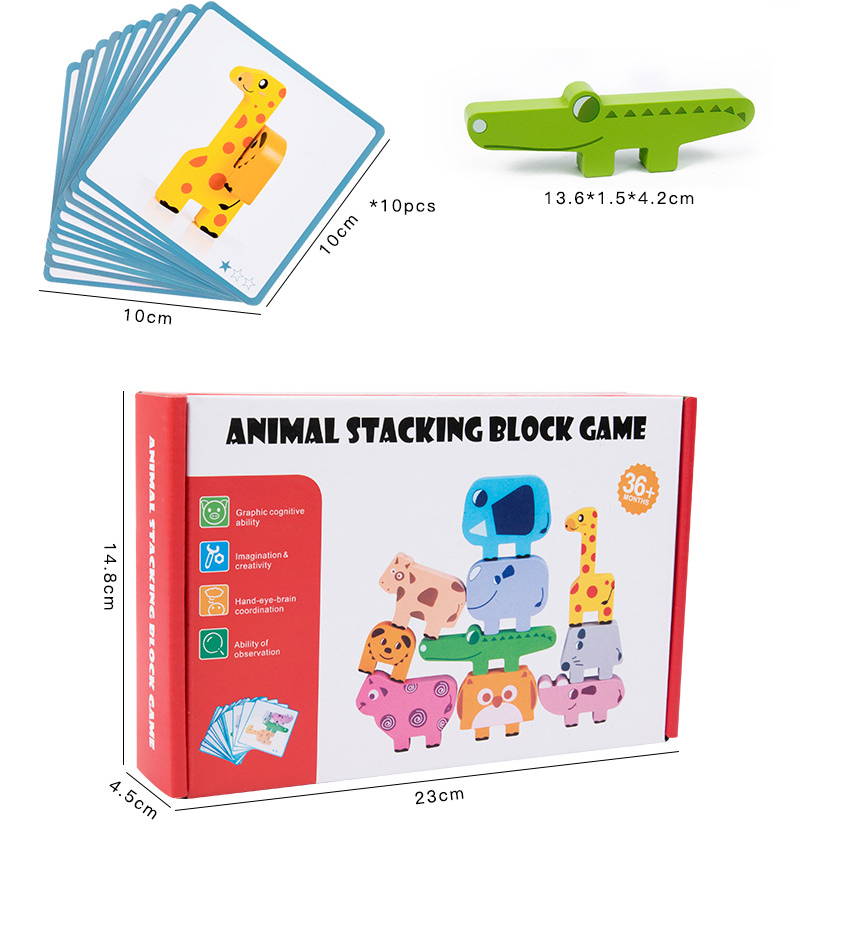 Montessori Animal Stacking Game – Project Montessori