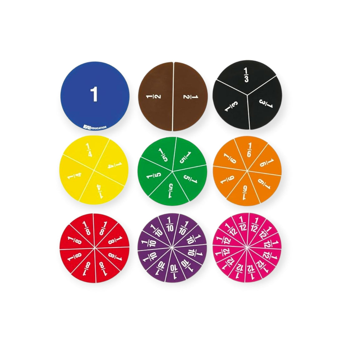 Montessori Fraction Learning Circles - Fun for Age 5yr – Project Montessori
