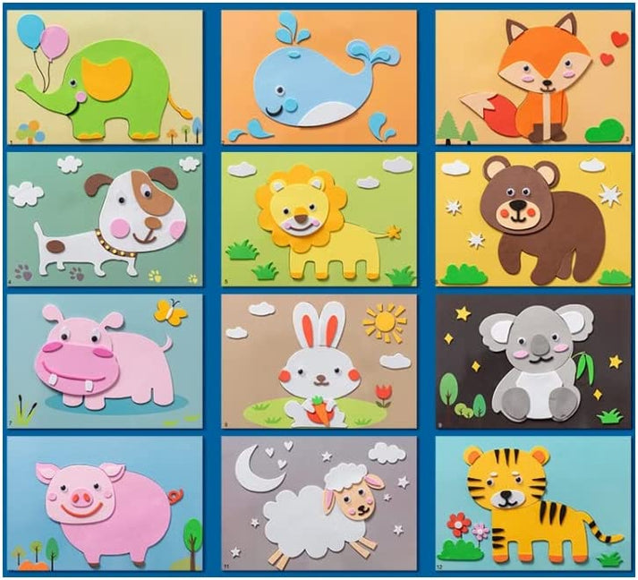 3D Sticker Puzzles (12 Sheets) – Project Montessori